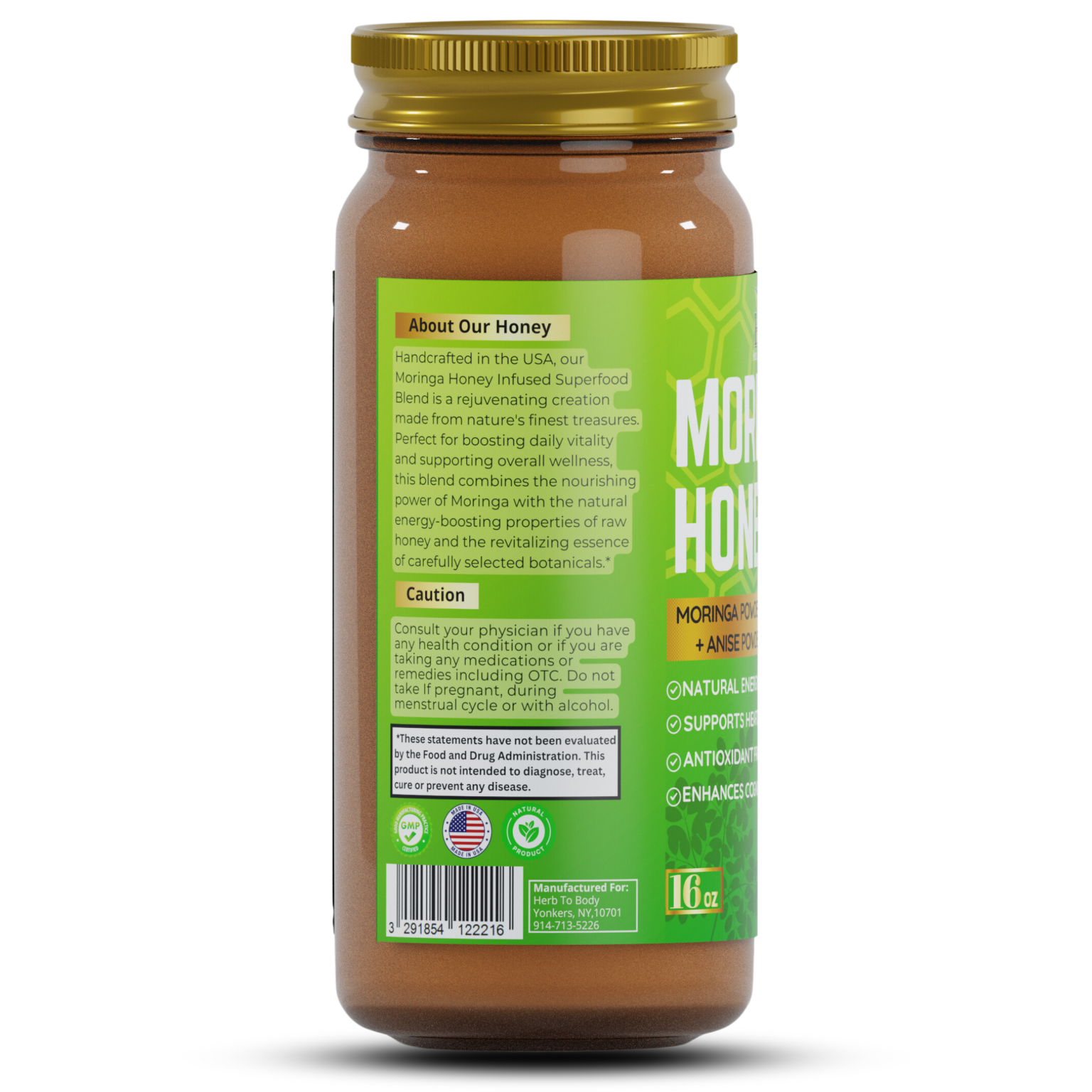 Moringa Honey 16oz – Hoity Toity